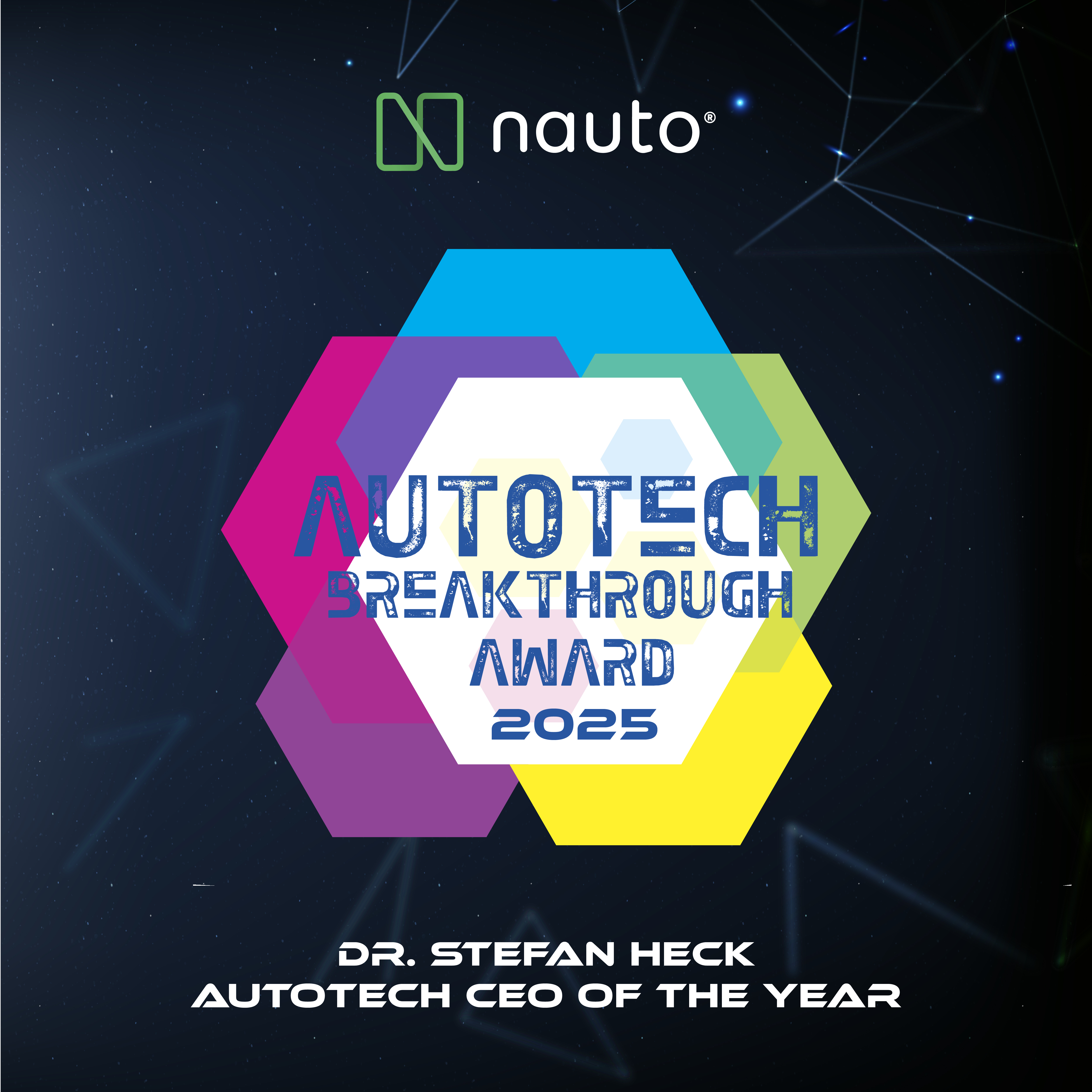 Nauto CEO Dr. Stefan Heck Named 2025 AutoTech Breakthrough “AutoTech CEO of the Year” | Nauto